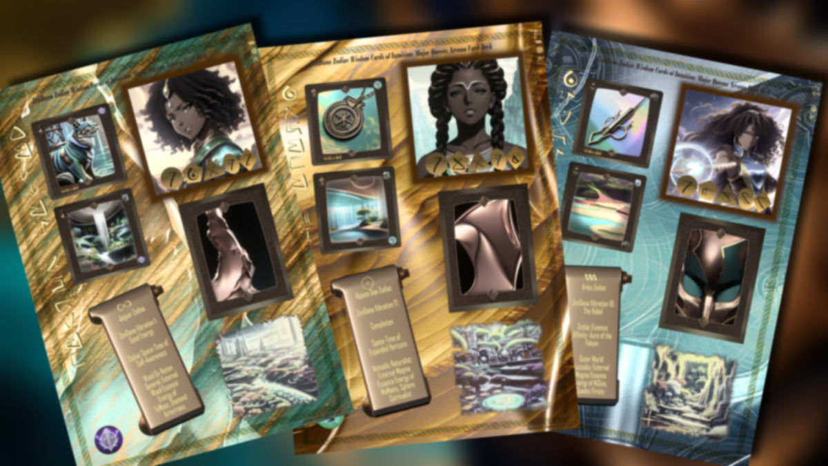 ZenDana Zodiac Wisdom Cards of Intuition Primordial Grimoires: Major Z ...